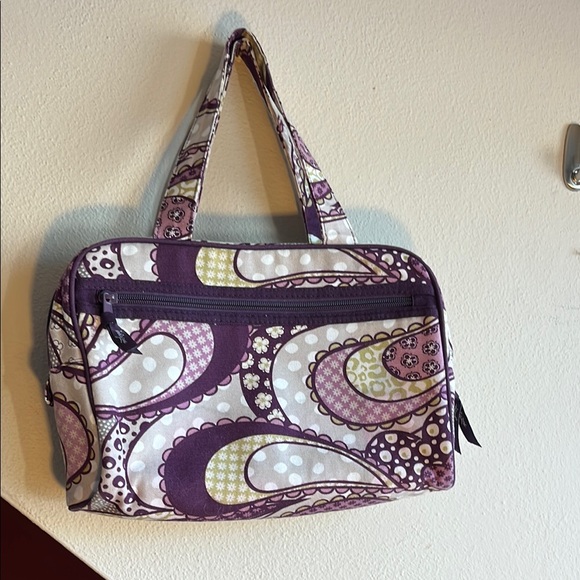 thirty-one | Bags | Purple Paisley Cosmetics Bag Euc Thirtyone | Poshmark